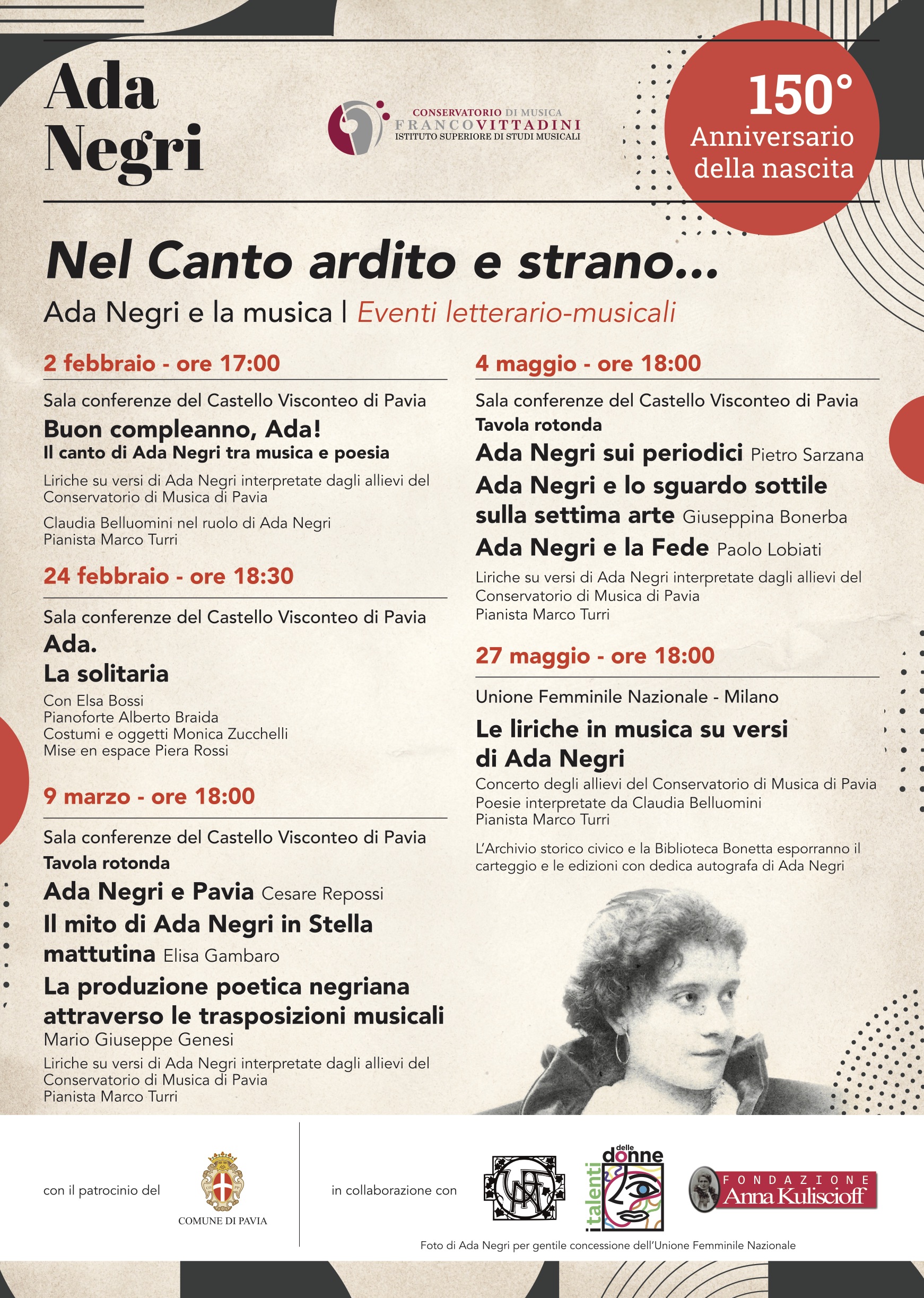 “Nel canto ardito e strano...” Ada Negri e la musica